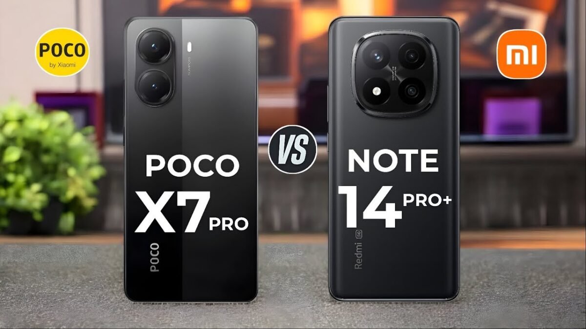 Redmi Note 14 Pro+ Vs Poco X7 Pro : Duel des milieux de gamme Xiaomi